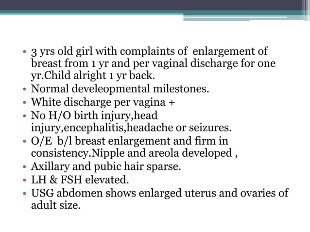 Precocious puberty | PPTX | Pregnancy | Reproductive Health