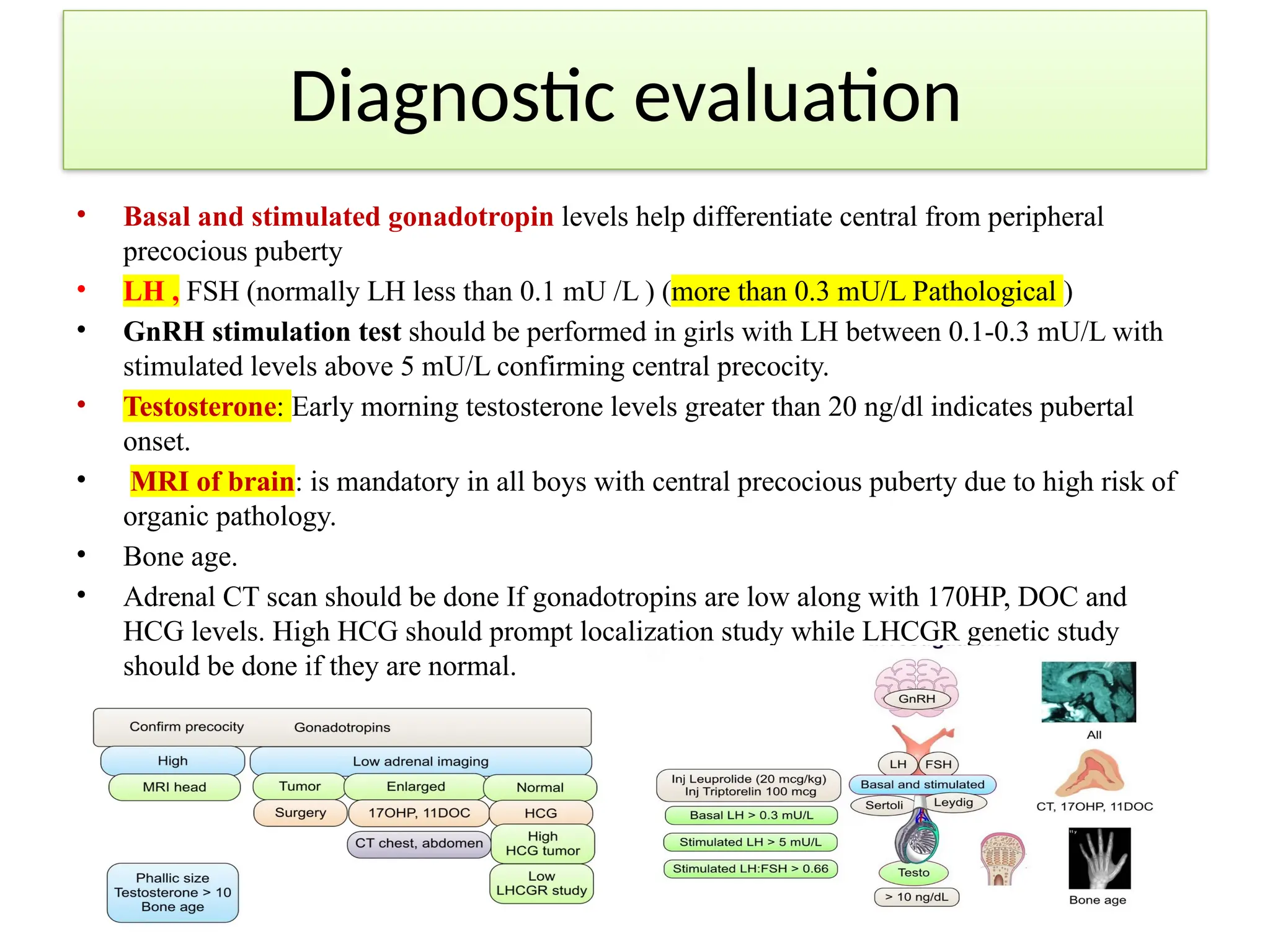 Precocious Puberty in boy ; update in diagnosia and treatment | PPTX