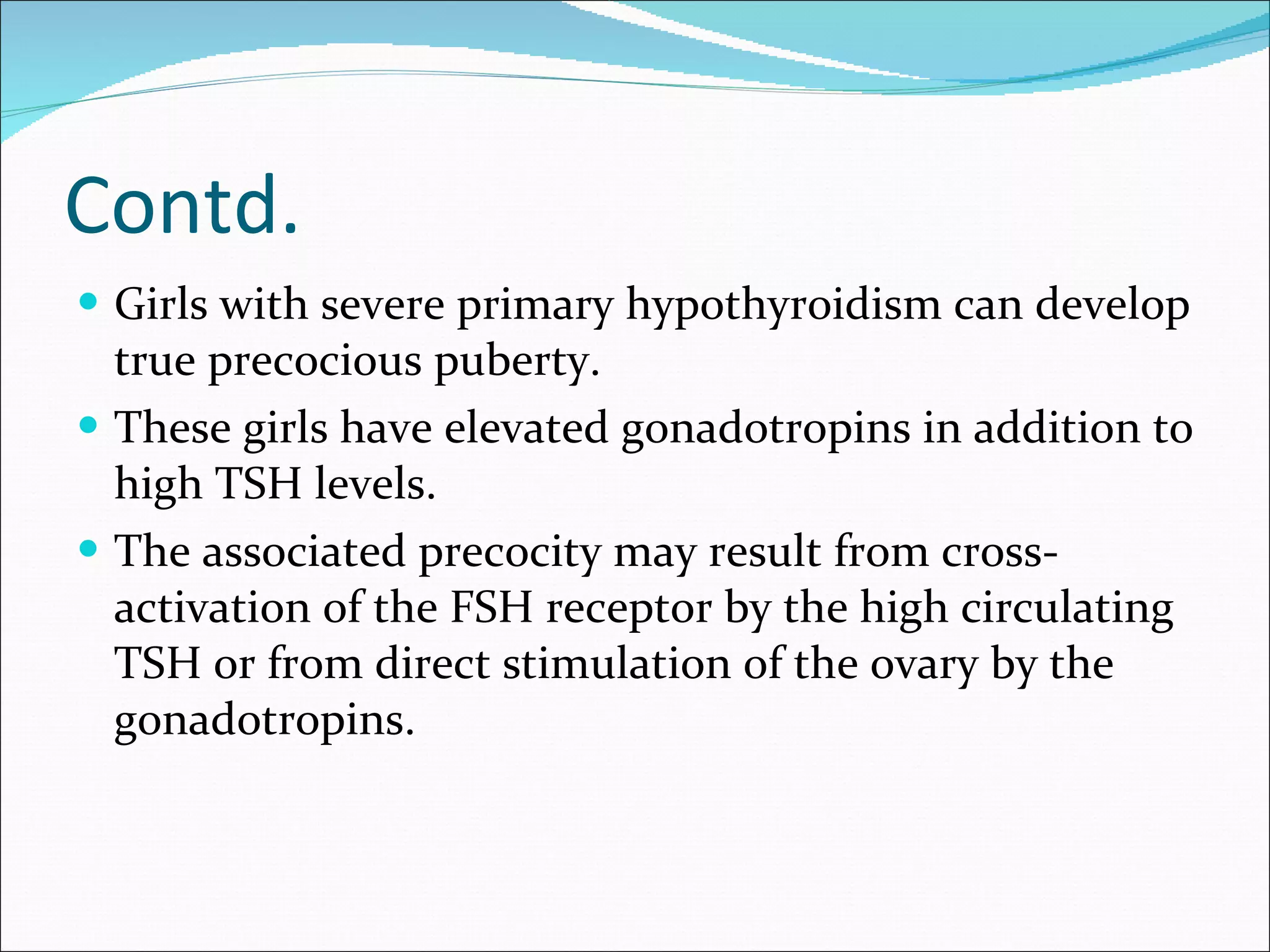 Precocious puberty ppt | PPT