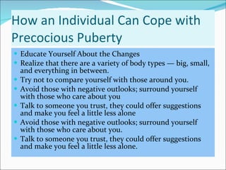 Precocious puberty ppt | PPT
