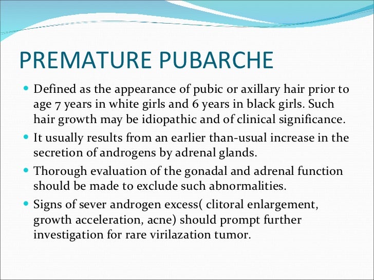 Precocious puberty ppt