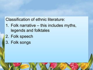 Pre colonial literature | PPTX