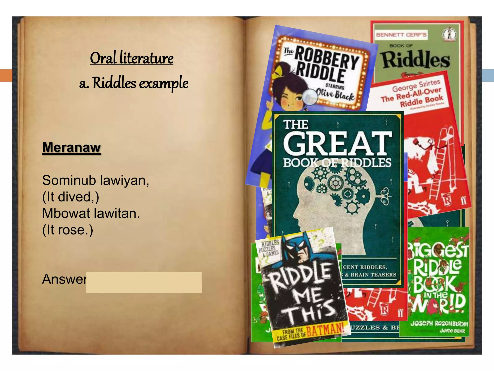 Pre colonial literature | PPTX