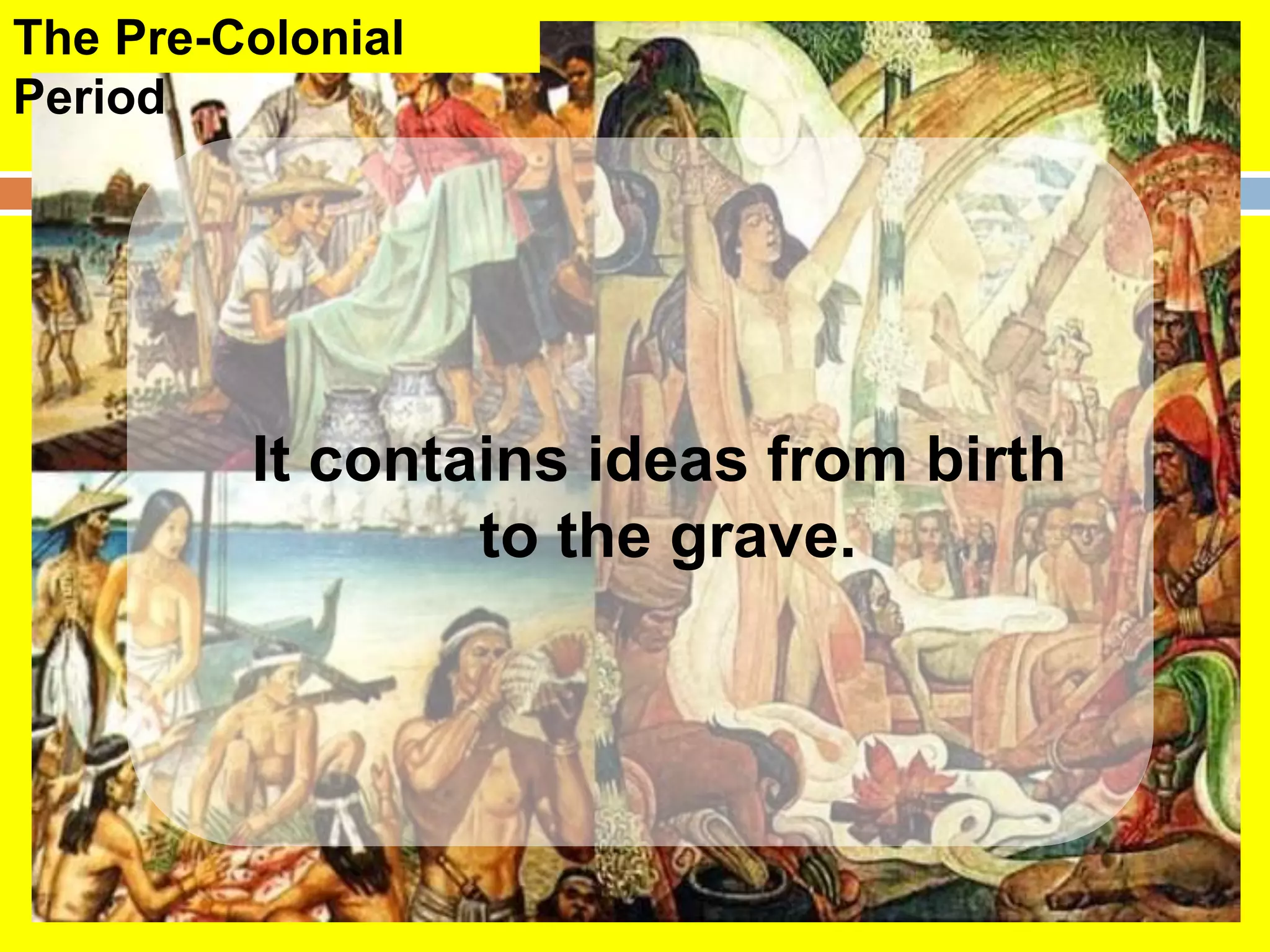 Pre Colonial Literature Pptx Poetry Books And Literature