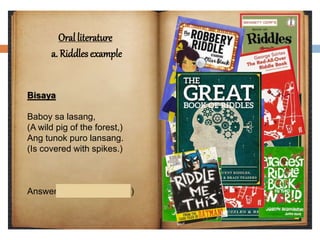 Pre colonial literature | PPTX | Poetry | Books and Literature