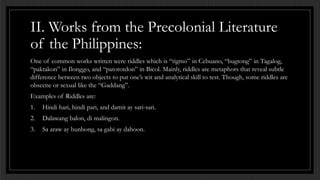 Precolonial_Literature.pptx21st century Philippines | PPTX