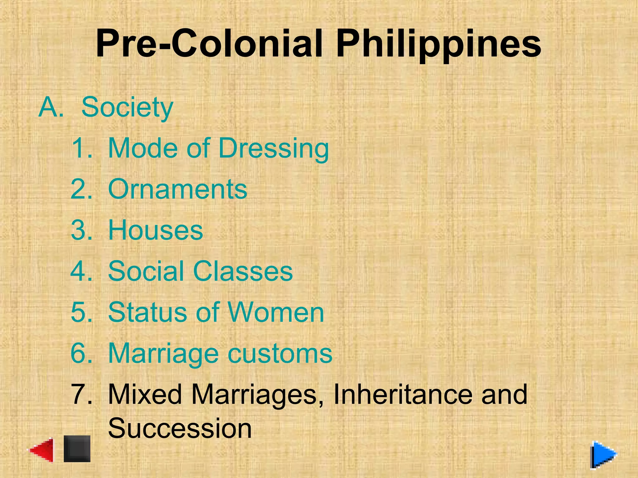Precolonial Period | PPT