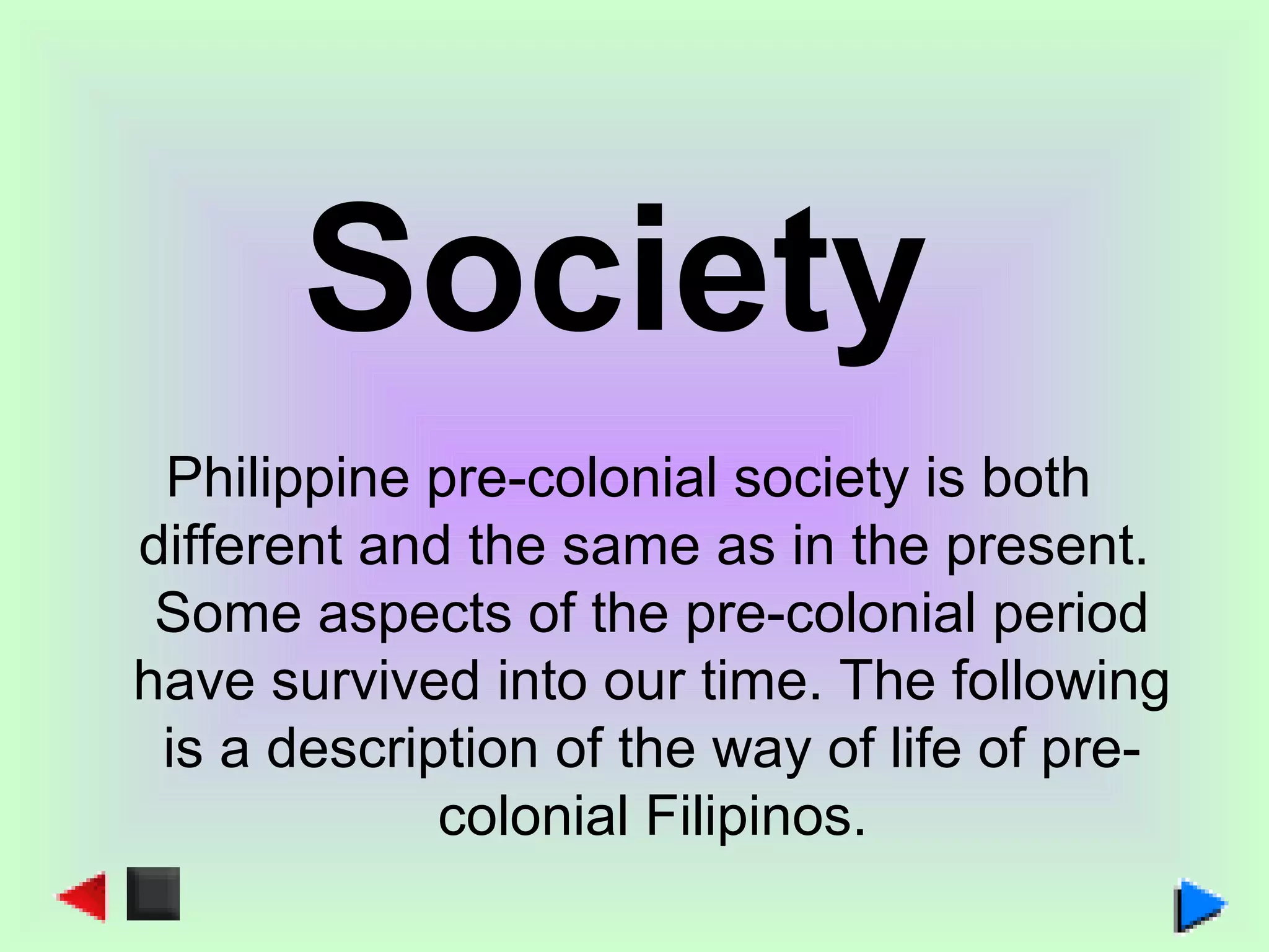 Precolonial Period | PPT