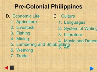 Precolonial Period | PPT