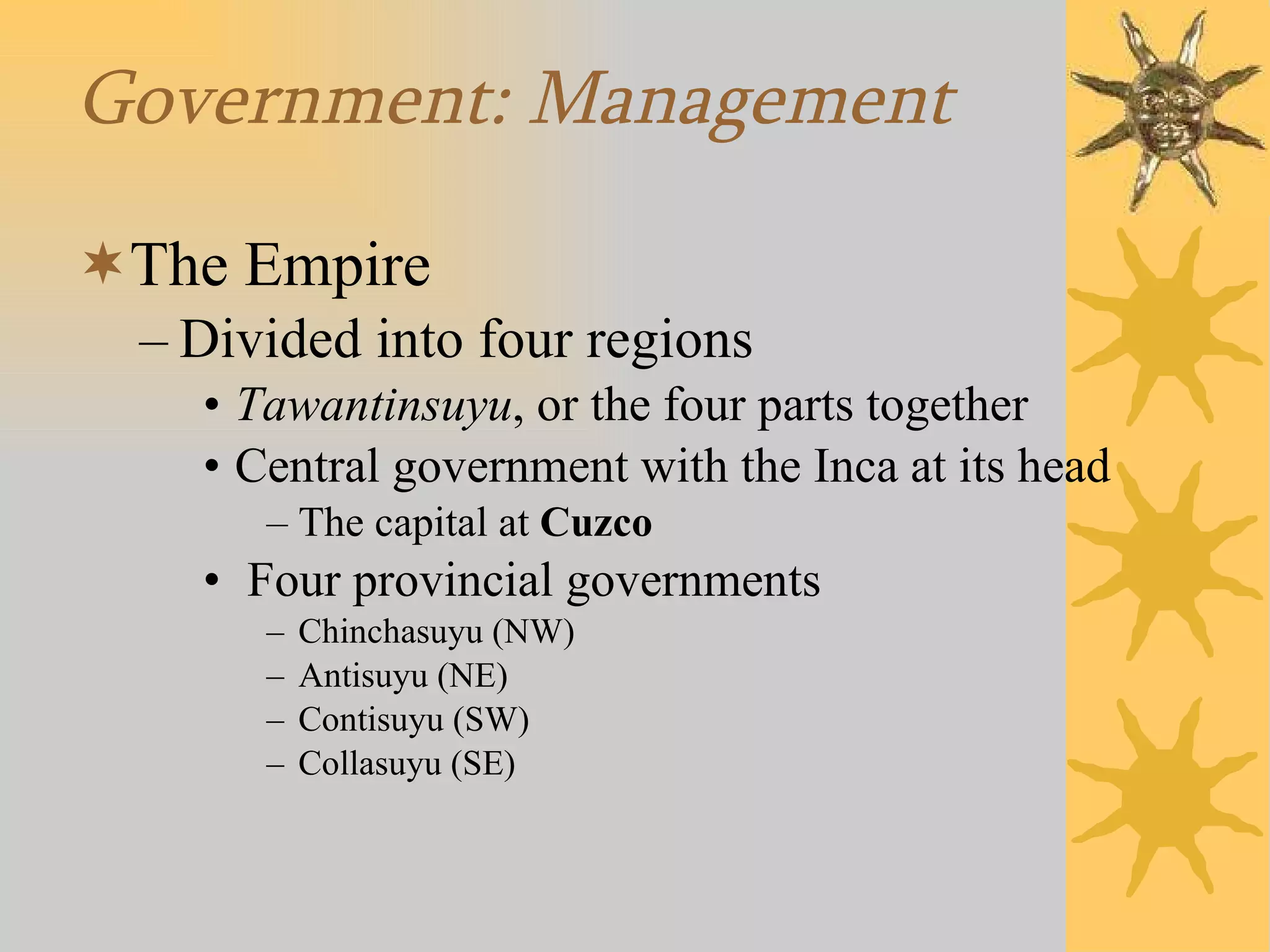 Pre columbian south america #3 inca | PPT