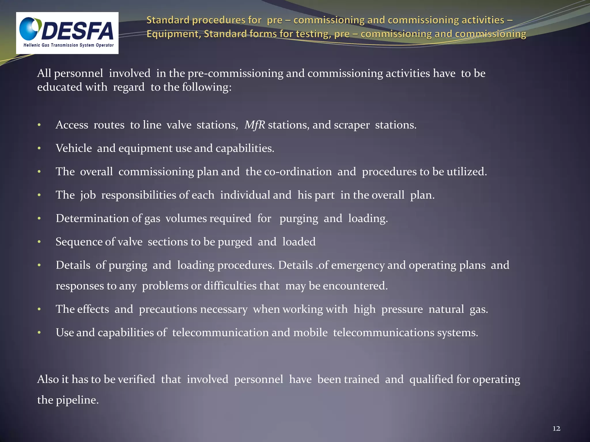 Precommisioning and commissioning updated | PDF