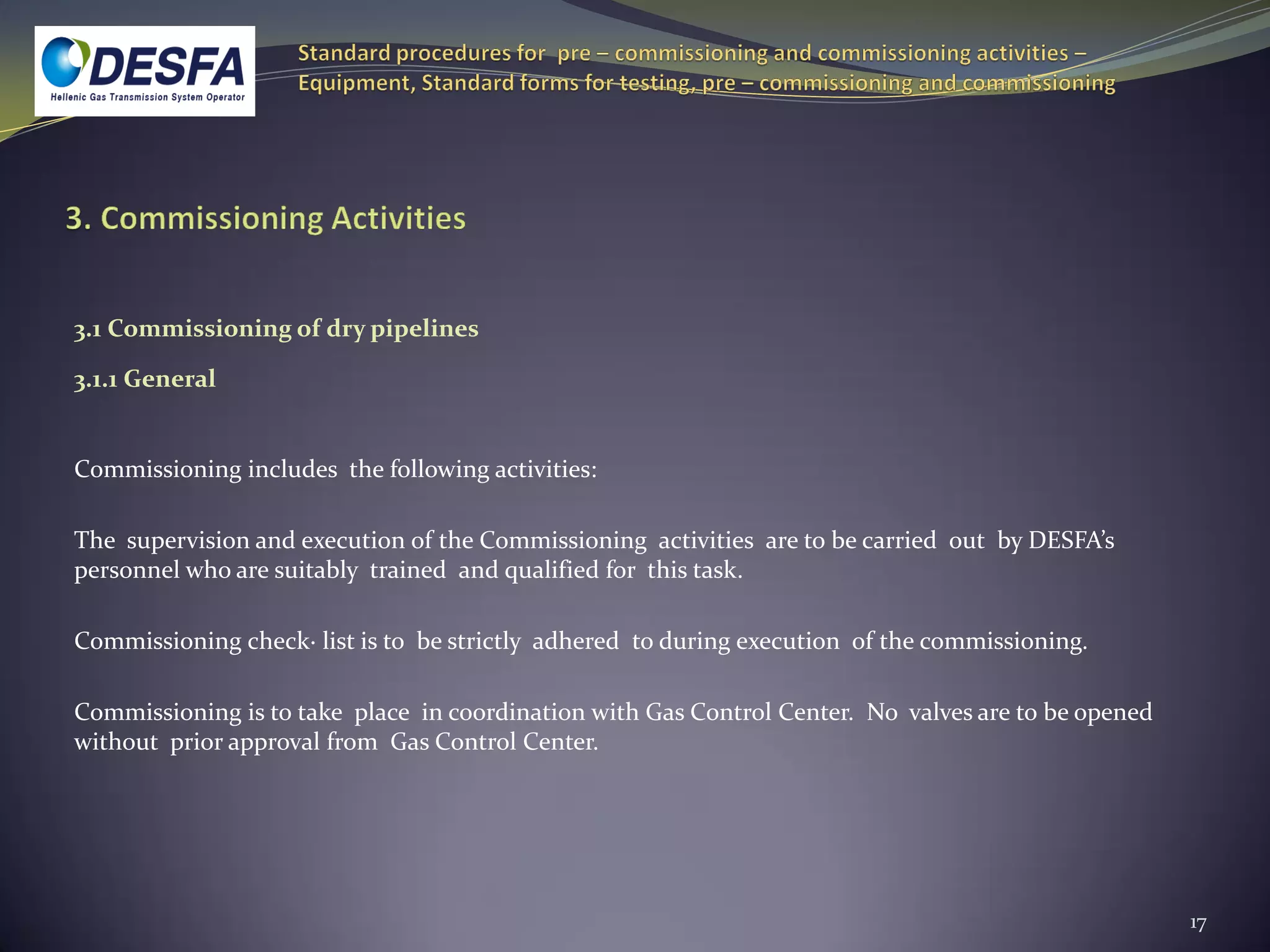 Precommisioning and commissioning updated | PDF