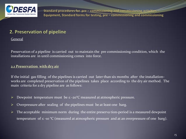 Precommisioning and commissioning updated | PDF