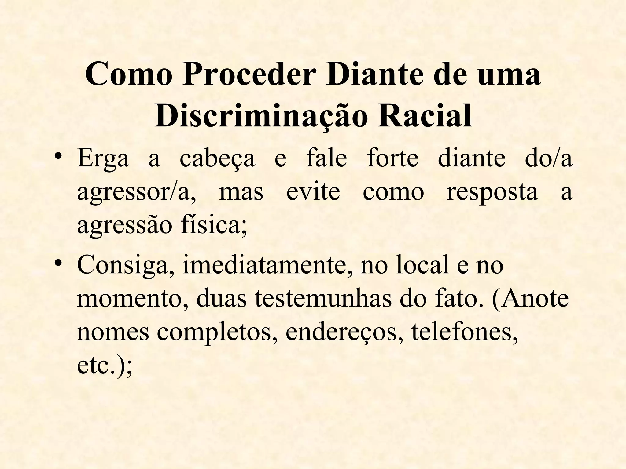 Preconceito racial | PPT