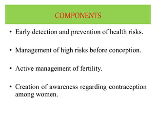 Preconceptional care | PPTX