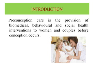 Preconceptional care | PPTX