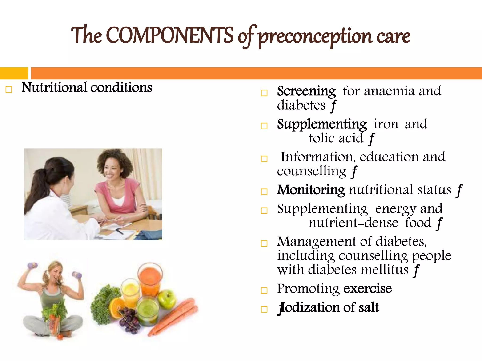 Pre conception care | PPTX