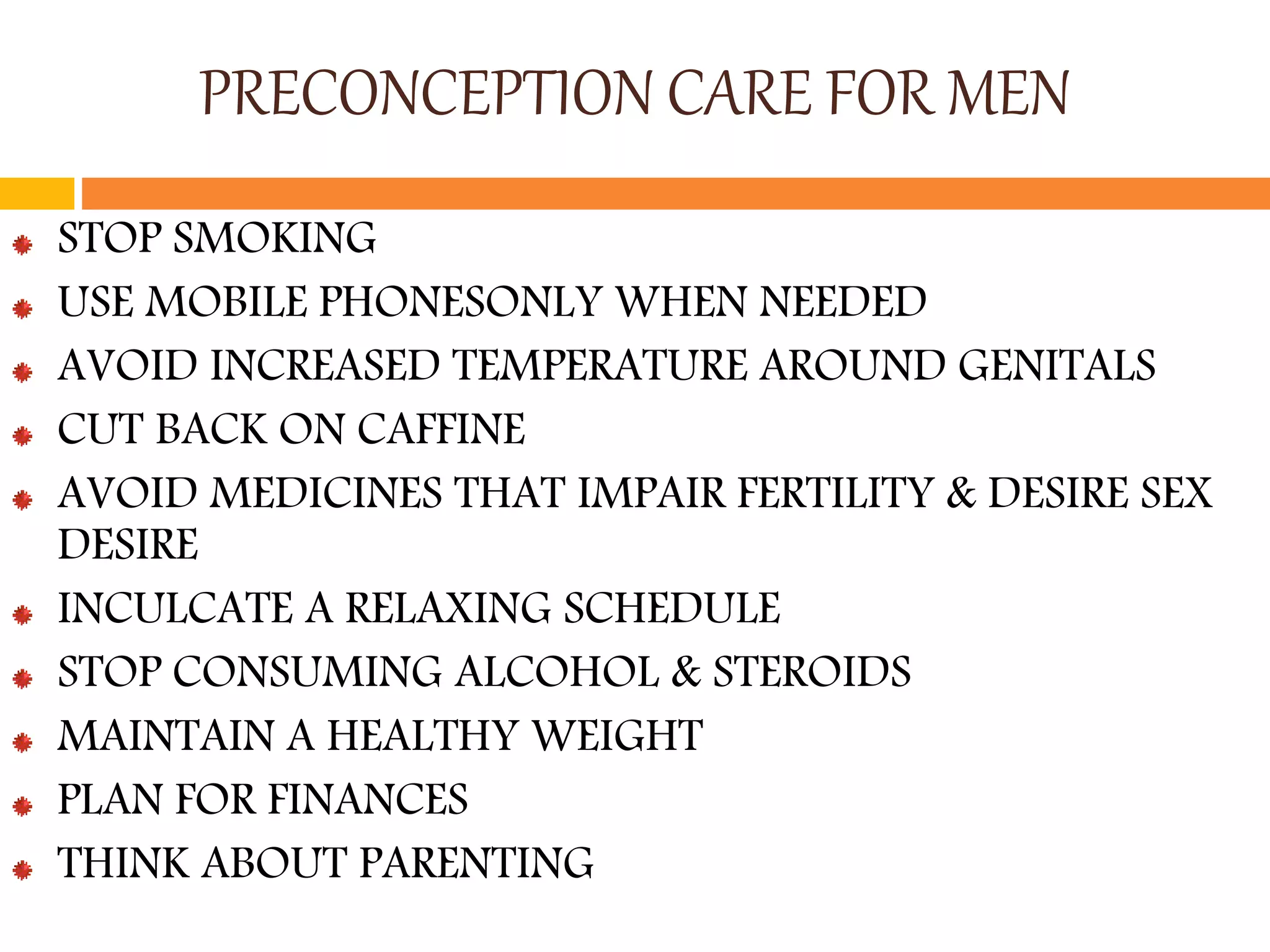 Pre conception care | PPTX