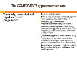 Pre conception care | PPTX