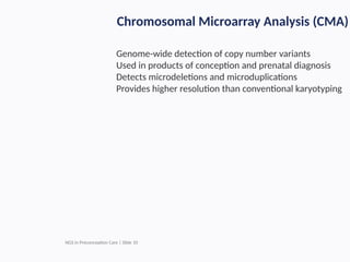 Advancing Reproductive Health with Genomic Technologies in ...