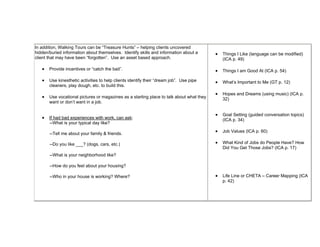 Pre-Conference Session: Advanced Employment Strategies (overview) | PDF ...