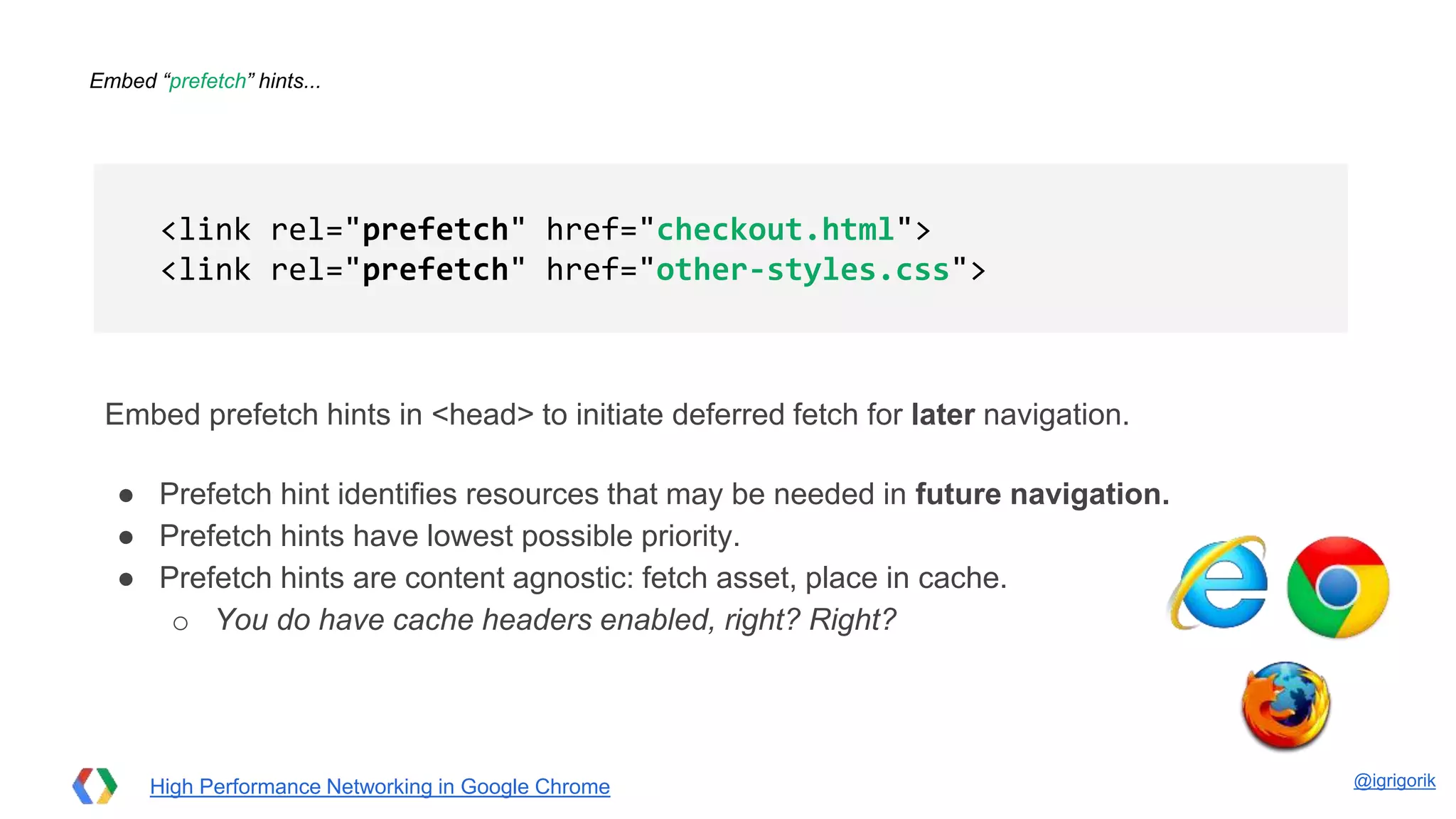 Preconnect, prefetch, prerender... | PPT