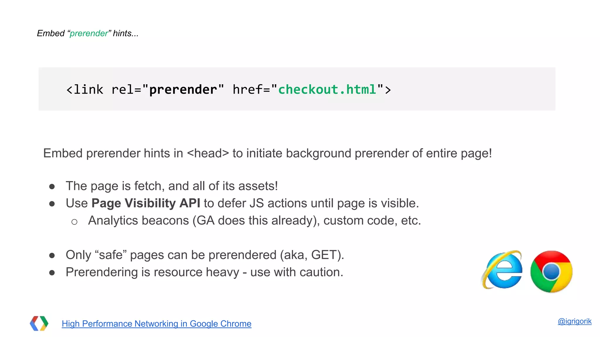 Preconnect, prefetch, prerender... | PPT