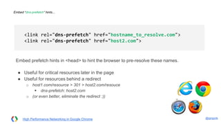 Preconnect, prefetch, prerender... | PPT