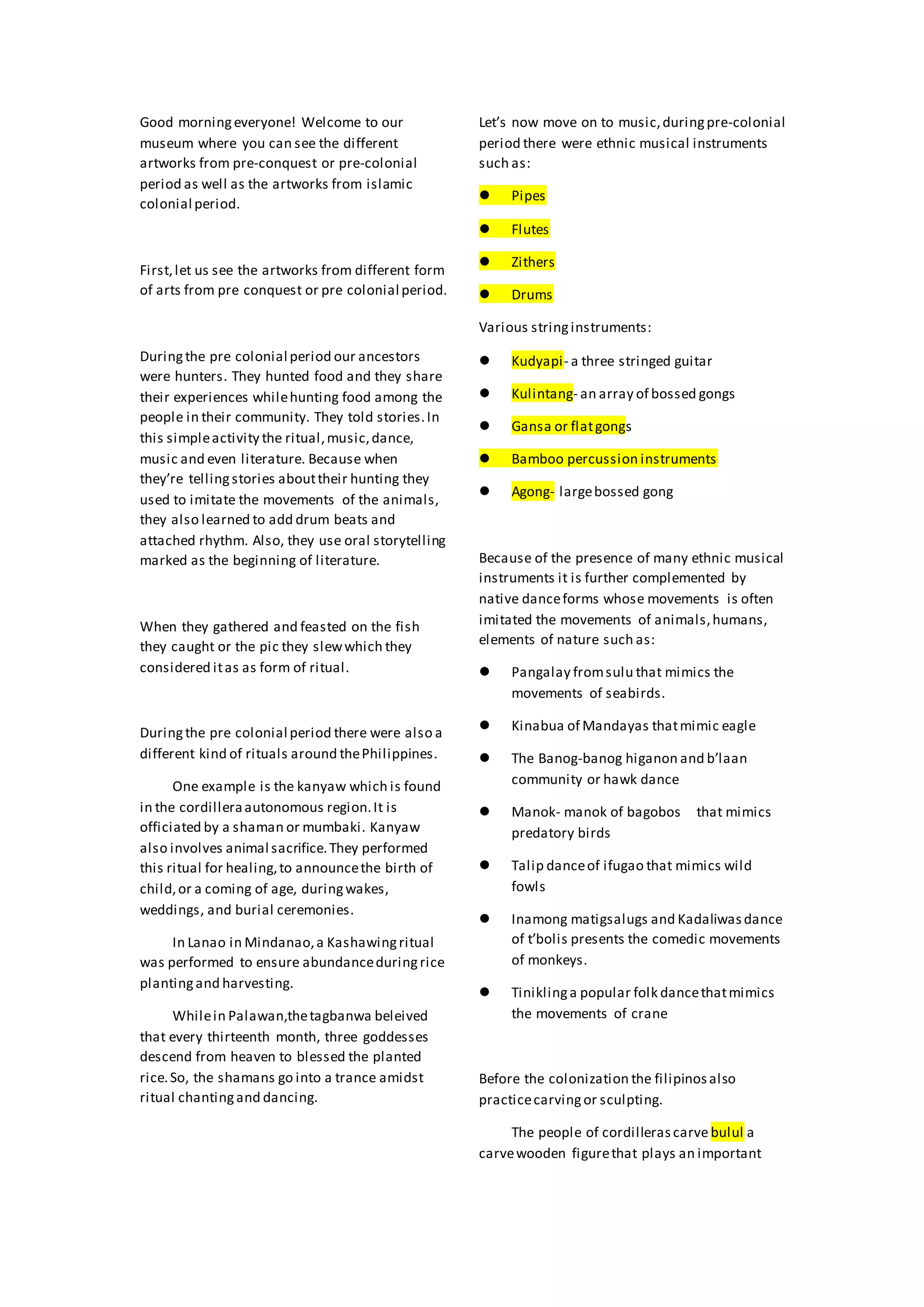 Pre conquest islamic colonial | DOCX | Needlework | Arts and Crafts