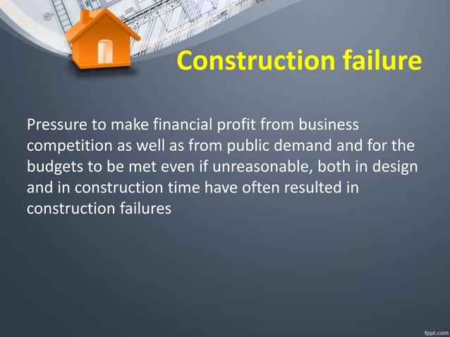 Construction Failure | PPTX | Construction Industry | Industries