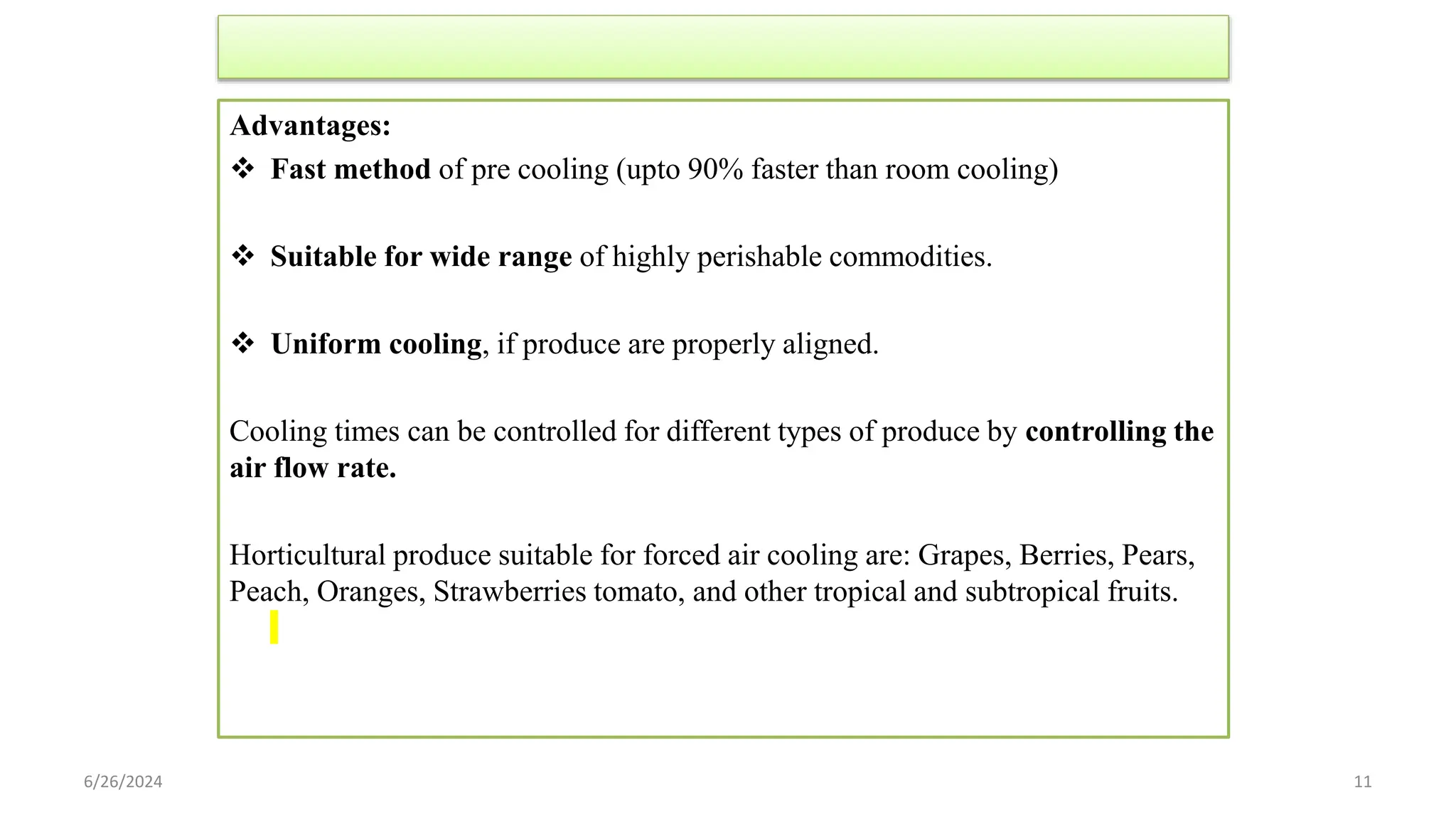 Precooling of fruits and vegetables.pptx