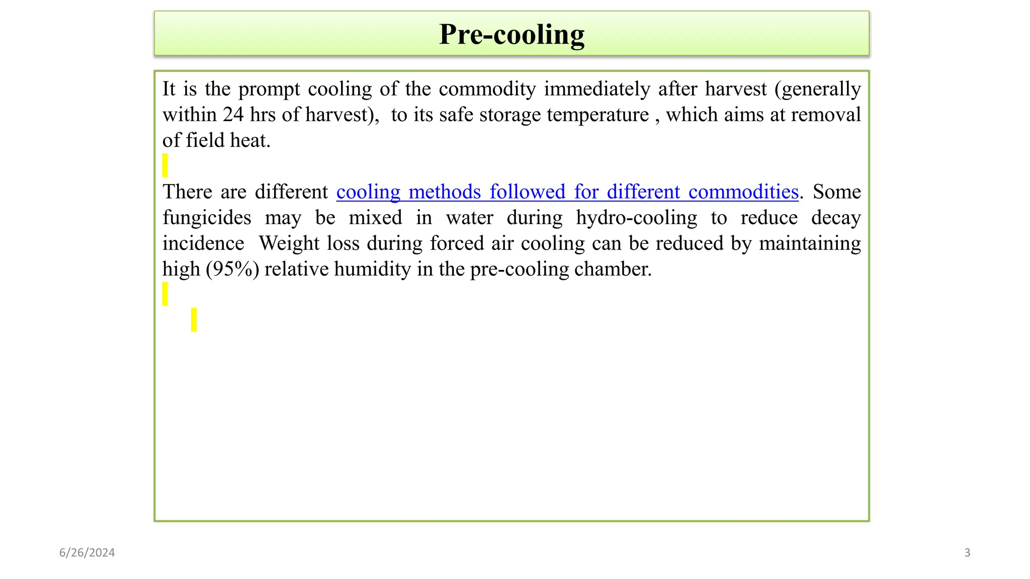 Precooling of fruits and vegetables.pptx