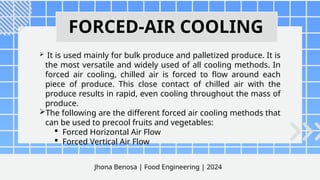 Pre-cooling: Definition and Methods of Pre-cooling | PPTX