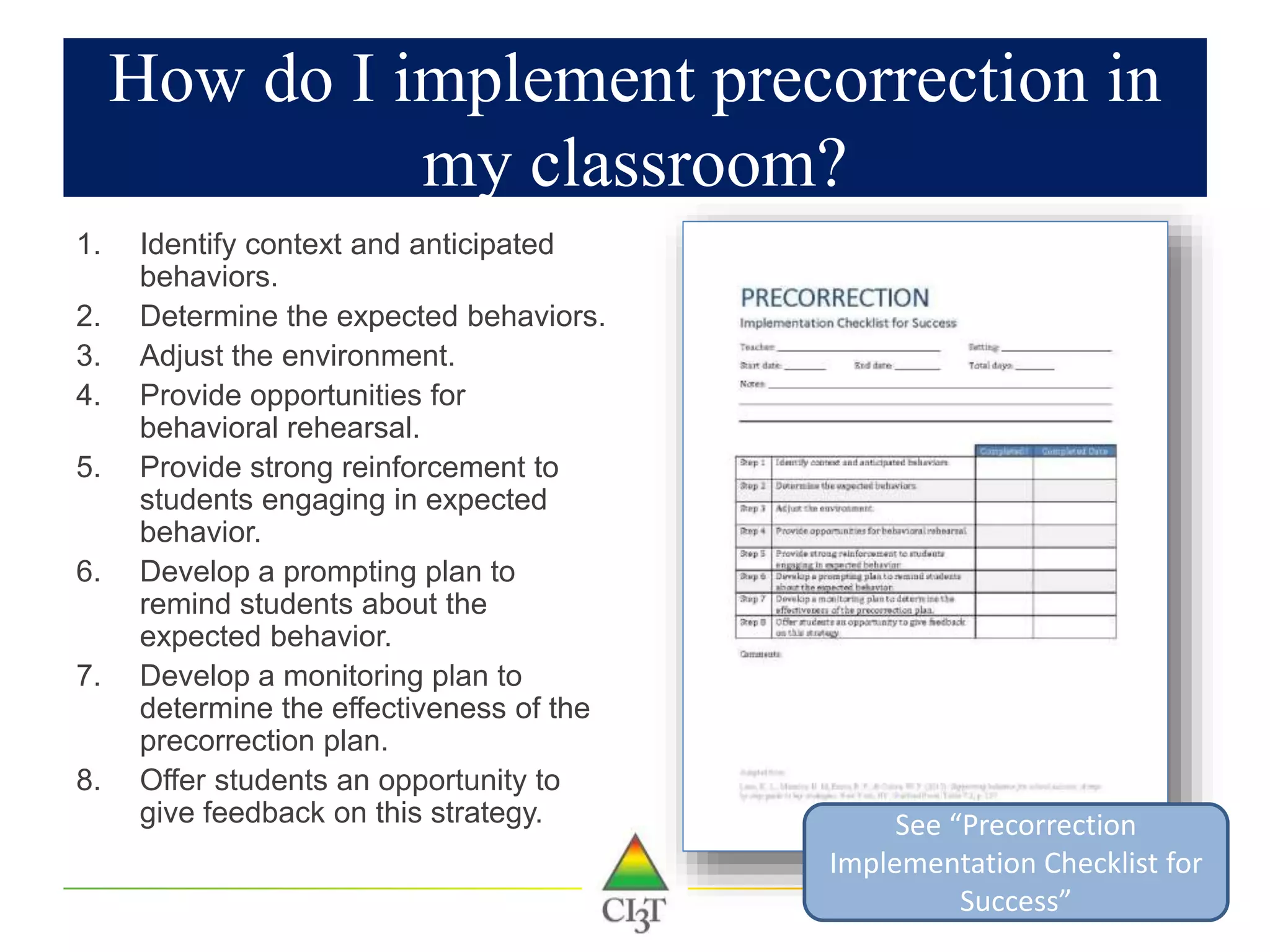 Pre-Correction | PPTX