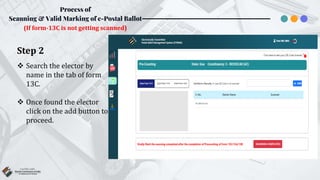 Pre_Counting_ETPBMS Electronically transmitted postal Ballot Management ...