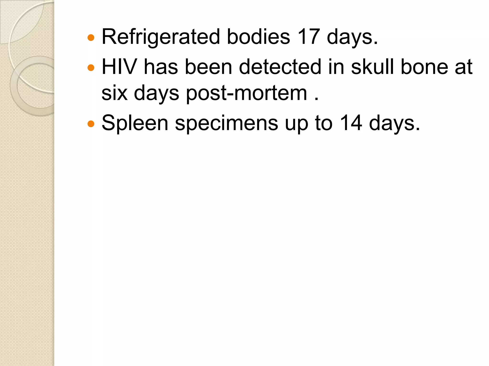 Autopsy of HIV Infected Body | PPTX