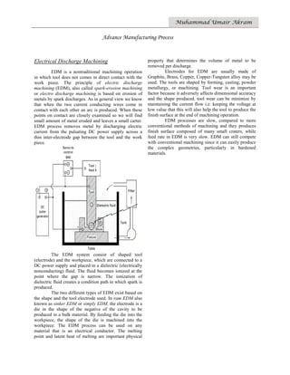 Electric Discharge machining | PDF