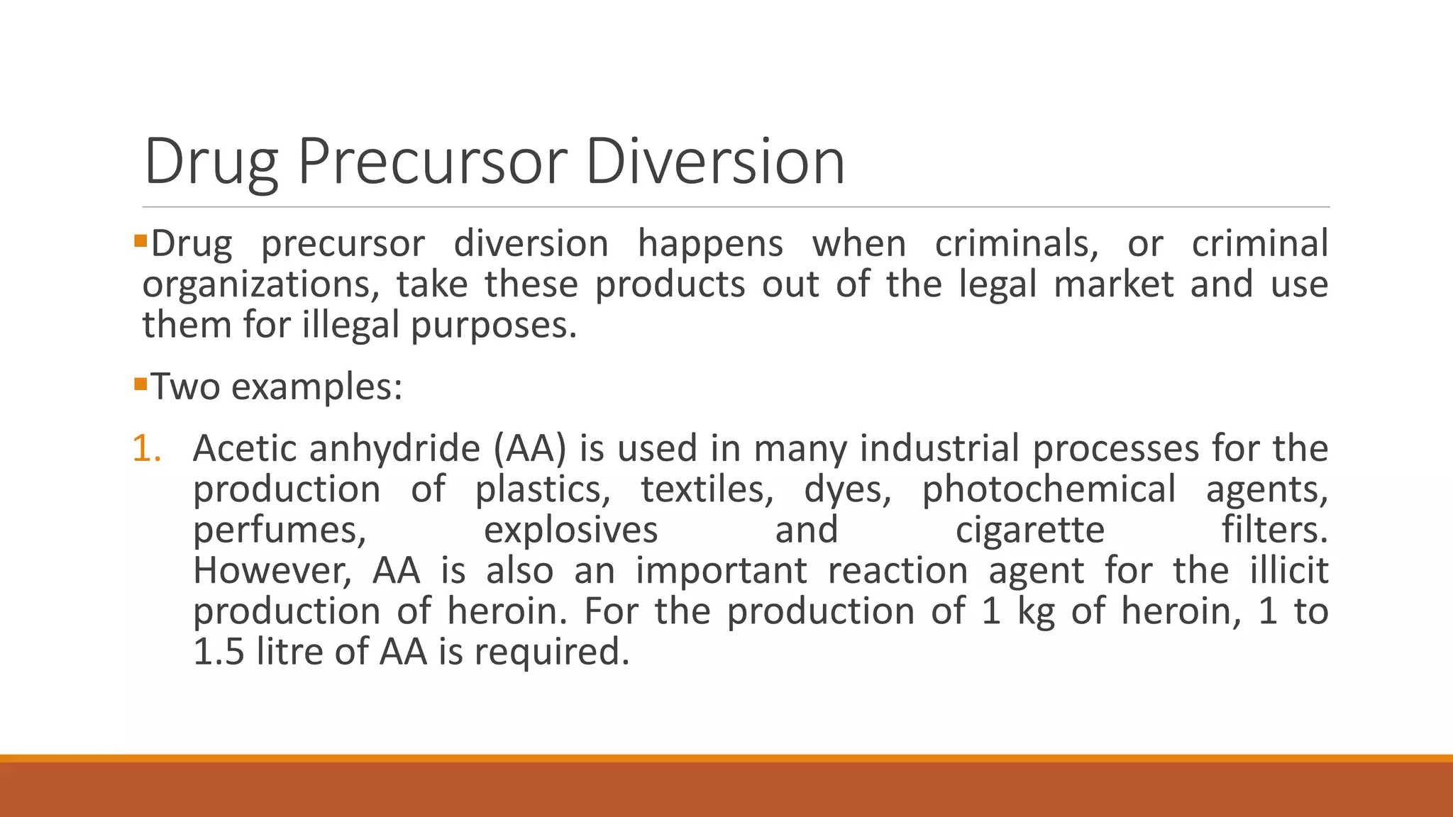 Precursor chemicals | PPTX