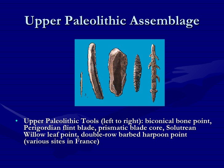 Lower to Upper Paleolithic