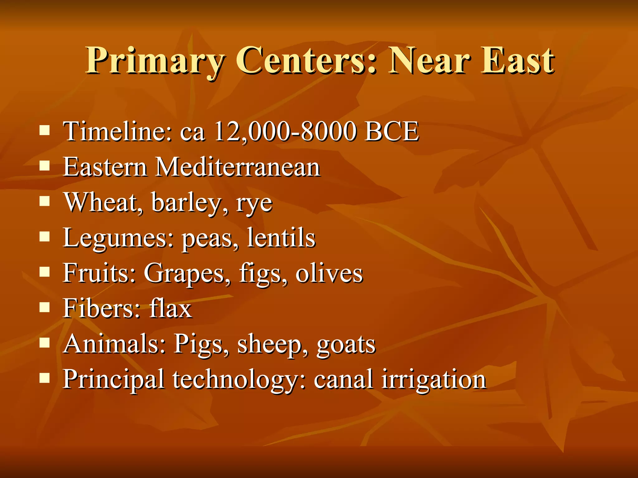 Precoursors of Civilization: Mesolithic and Neolithic | PPT