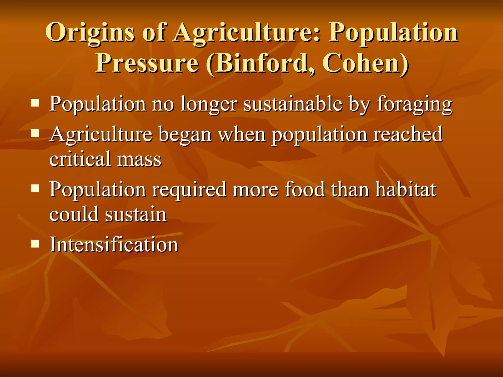 Precoursors of Civilization: Mesolithic and Neolithic | PPT