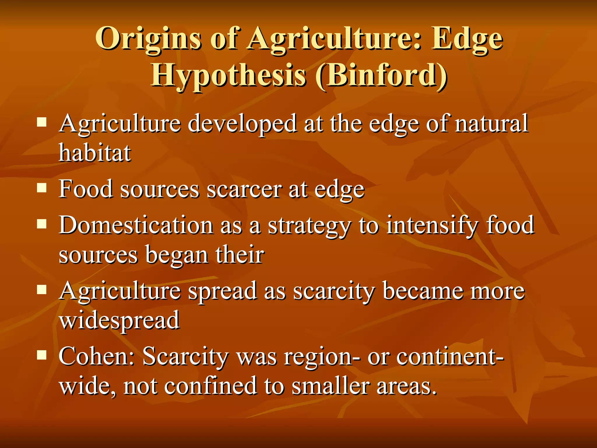 Precoursors of Civilization: Mesolithic and Neolithic | PPT