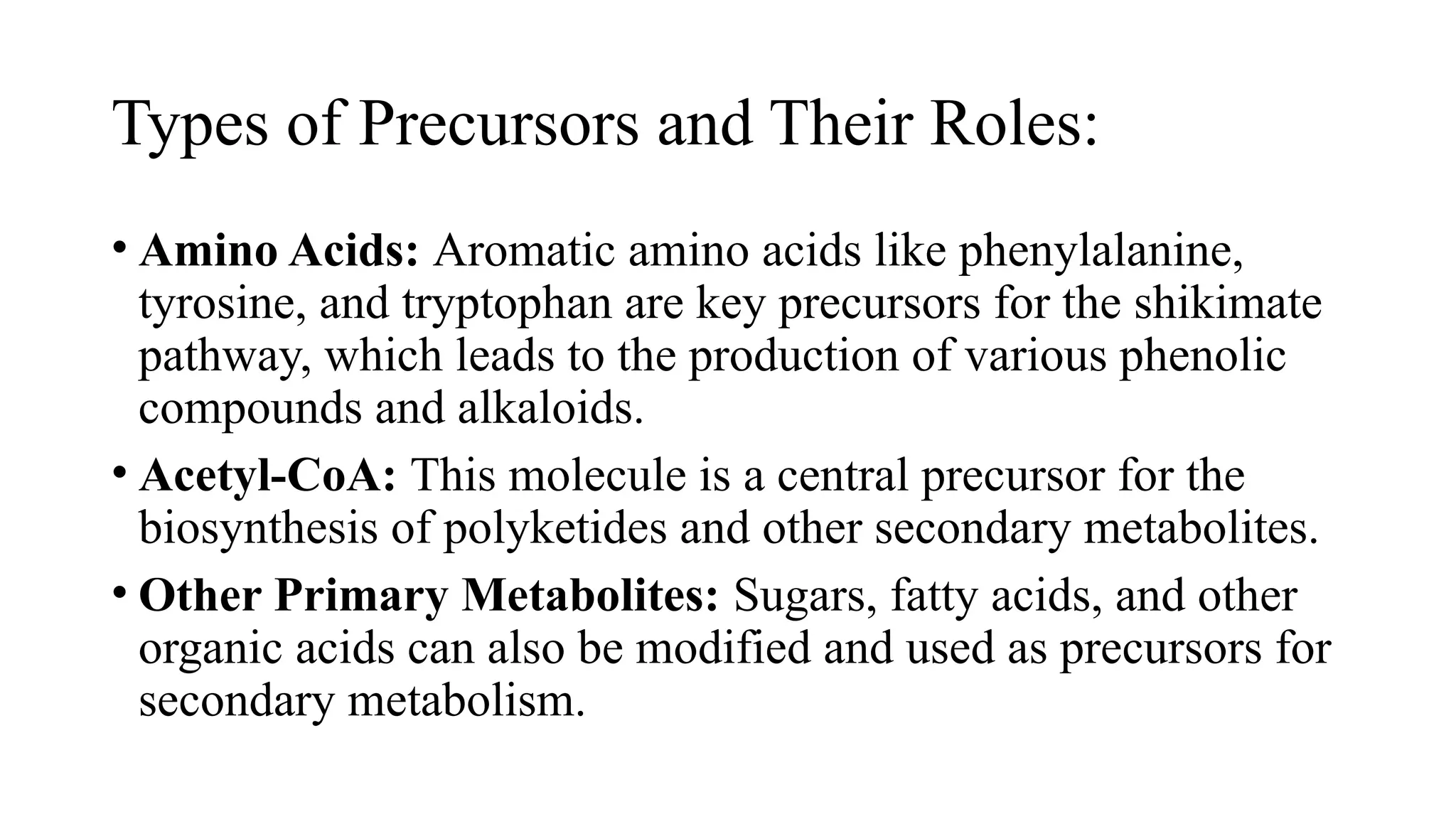 Precursors and elicitors on production of secondary metabolites.pptx