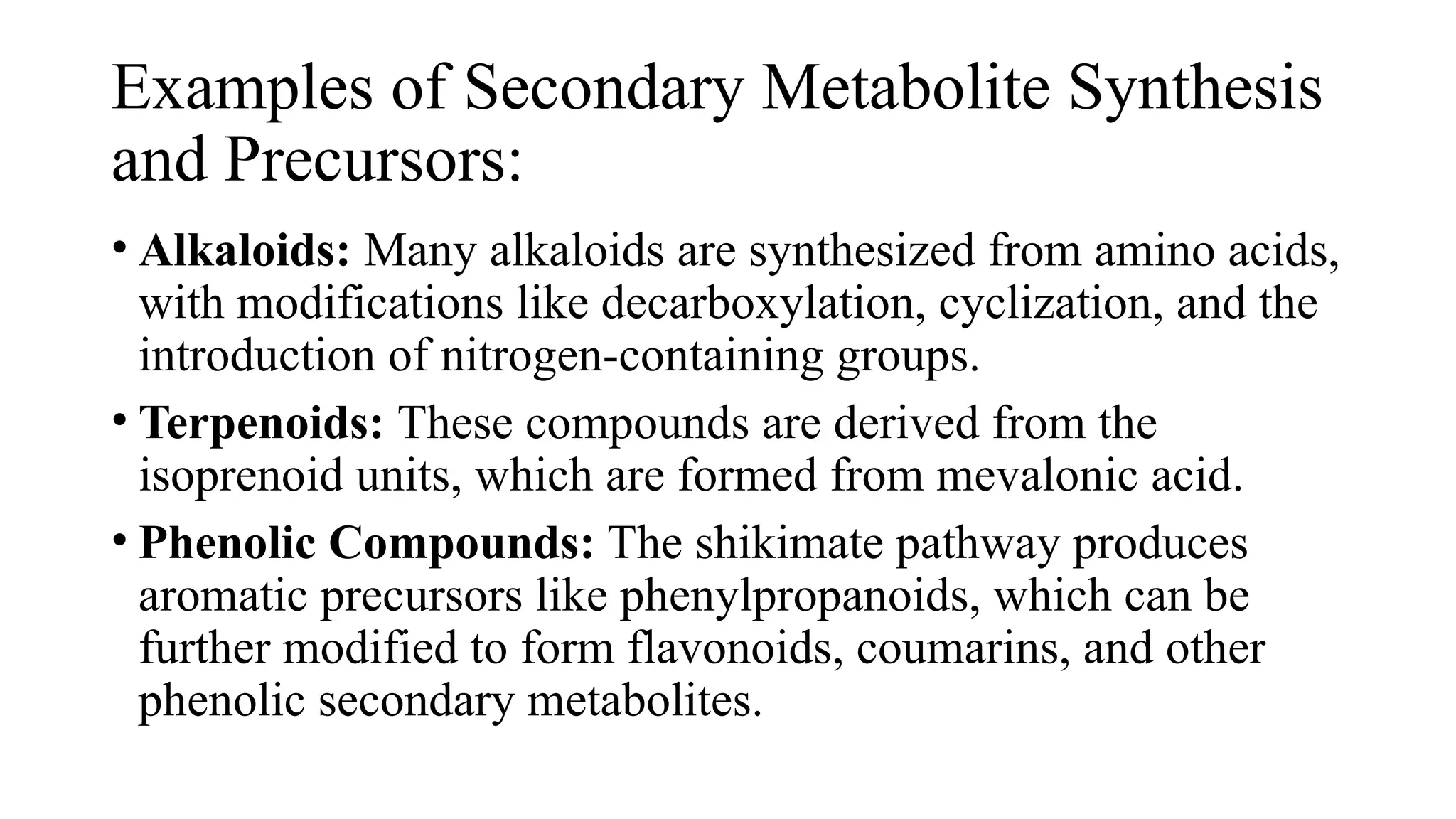 Precursors and elicitors on production of secondary metabolites.pptx