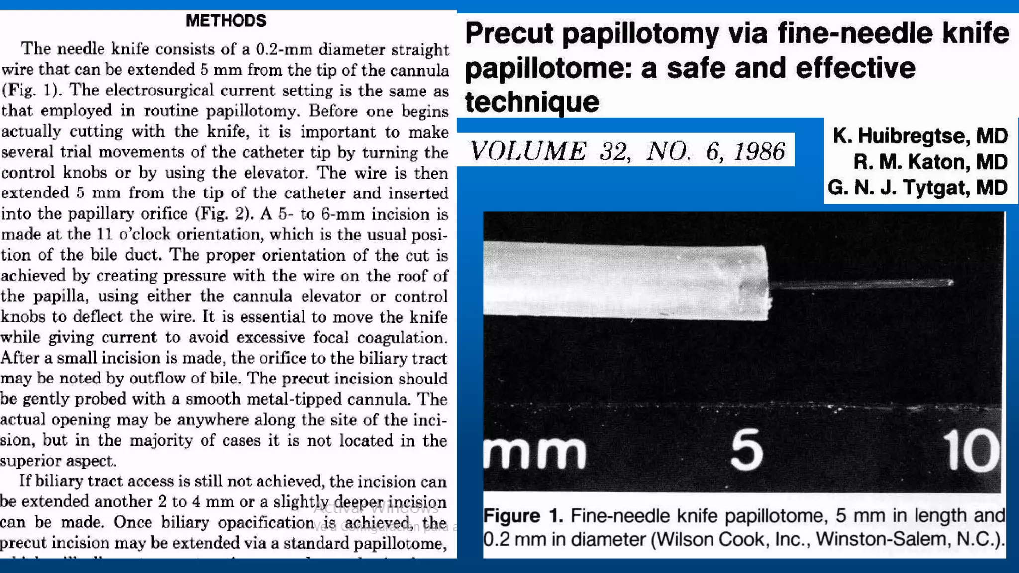 Precut ERCP, Fistulotomy, Papillotomy, Transpancreatic sphincterotomy ...