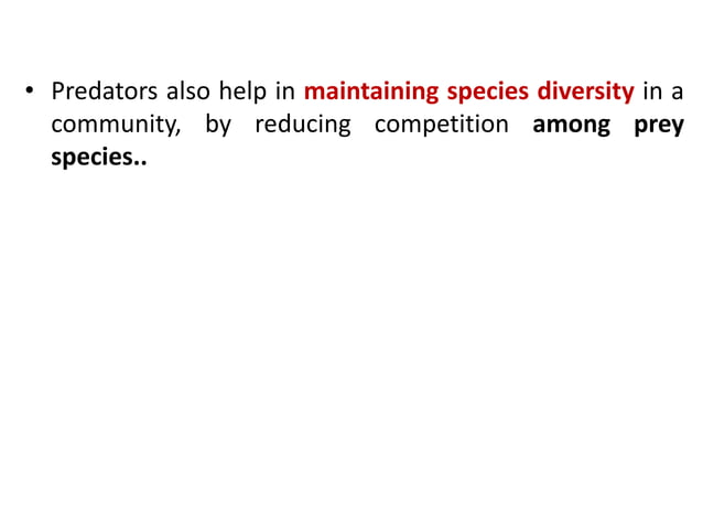 Predation and competition | PPTX | Zoos & Aquariums | Attractions
