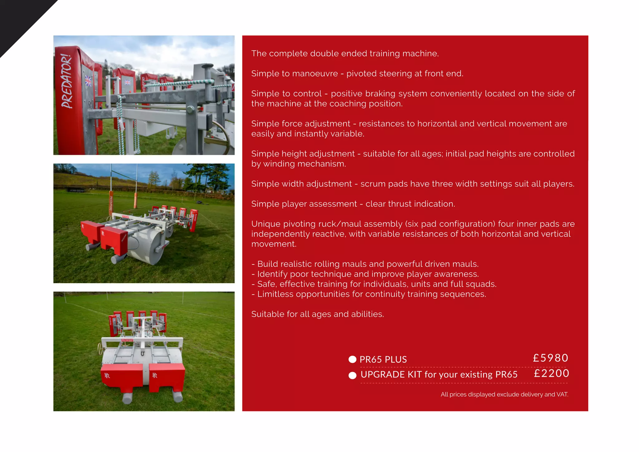 Predator! Rugby training equipment & Scrum Machines 2019 | PDF | Rugby ...