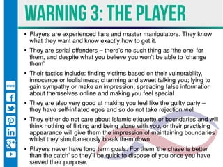 Predators, gold diggers and players - Warning signs your prospective ...
