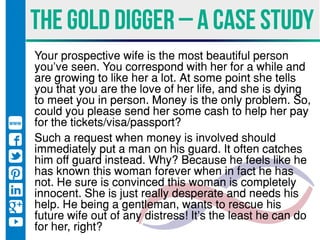 Predators, gold diggers and players - Warning signs your prospective ...