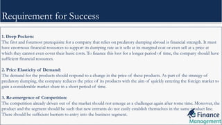 Predatory Dumping | PPTX